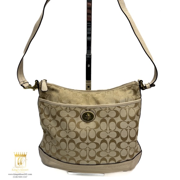 Coach | Bags | Coach Signature Turn Lock Crossbody Bag | Poshmark